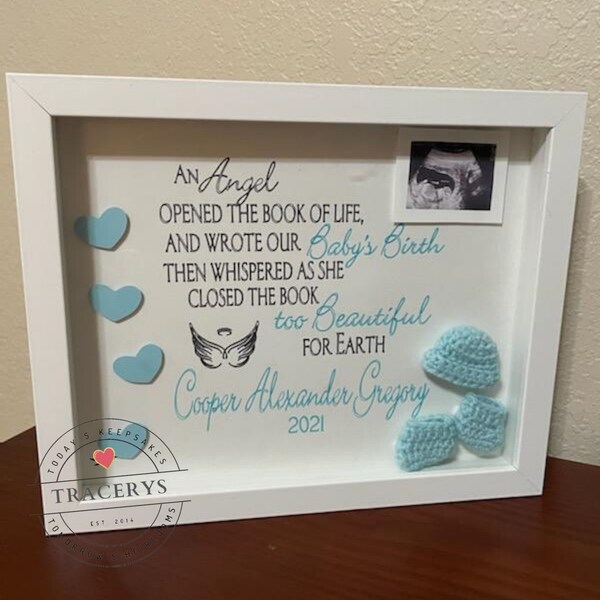 Baby Boy Shadow Box - Etsy