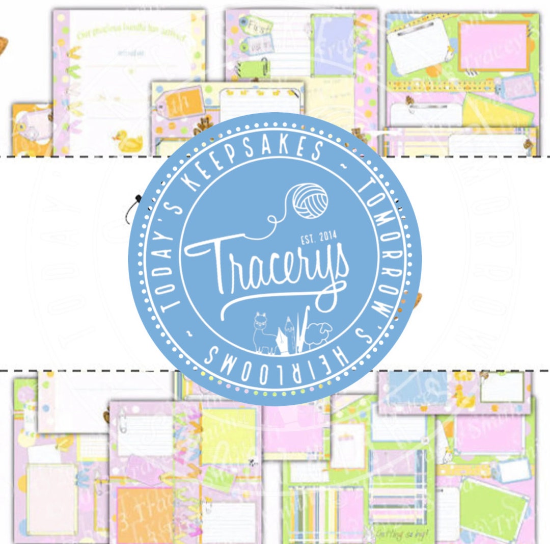 Baby Scrapbook Printable Baby Book Instant Download Printable Scrapbook ...