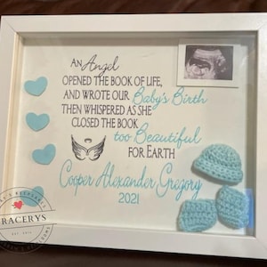 Infant Loss Shadow Box Memorial Custom Infant Loss Keepsake - Etsy