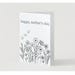 Printable 5x7 Mother's Day Card - Black White Minimalist Floral - Print ...