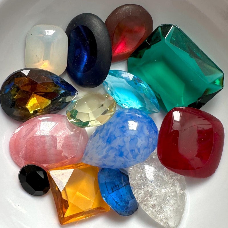 Glass Stones - Etsy