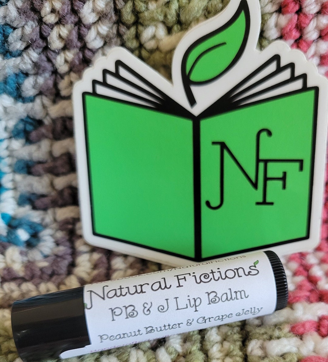 PB & J Lip Balm Beeswax Lip Balm, Peanut Butter, Grape Jelly, Dye Free ...