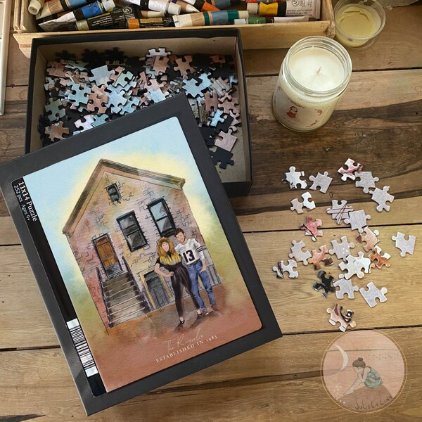 House Puzzle - Etsy