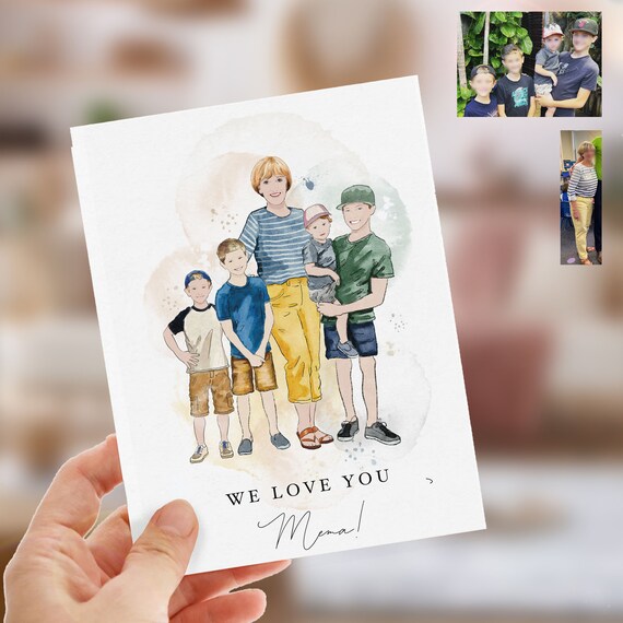 Card Commission Greeting Card Made to Order Aesthetic Custom - Etsy