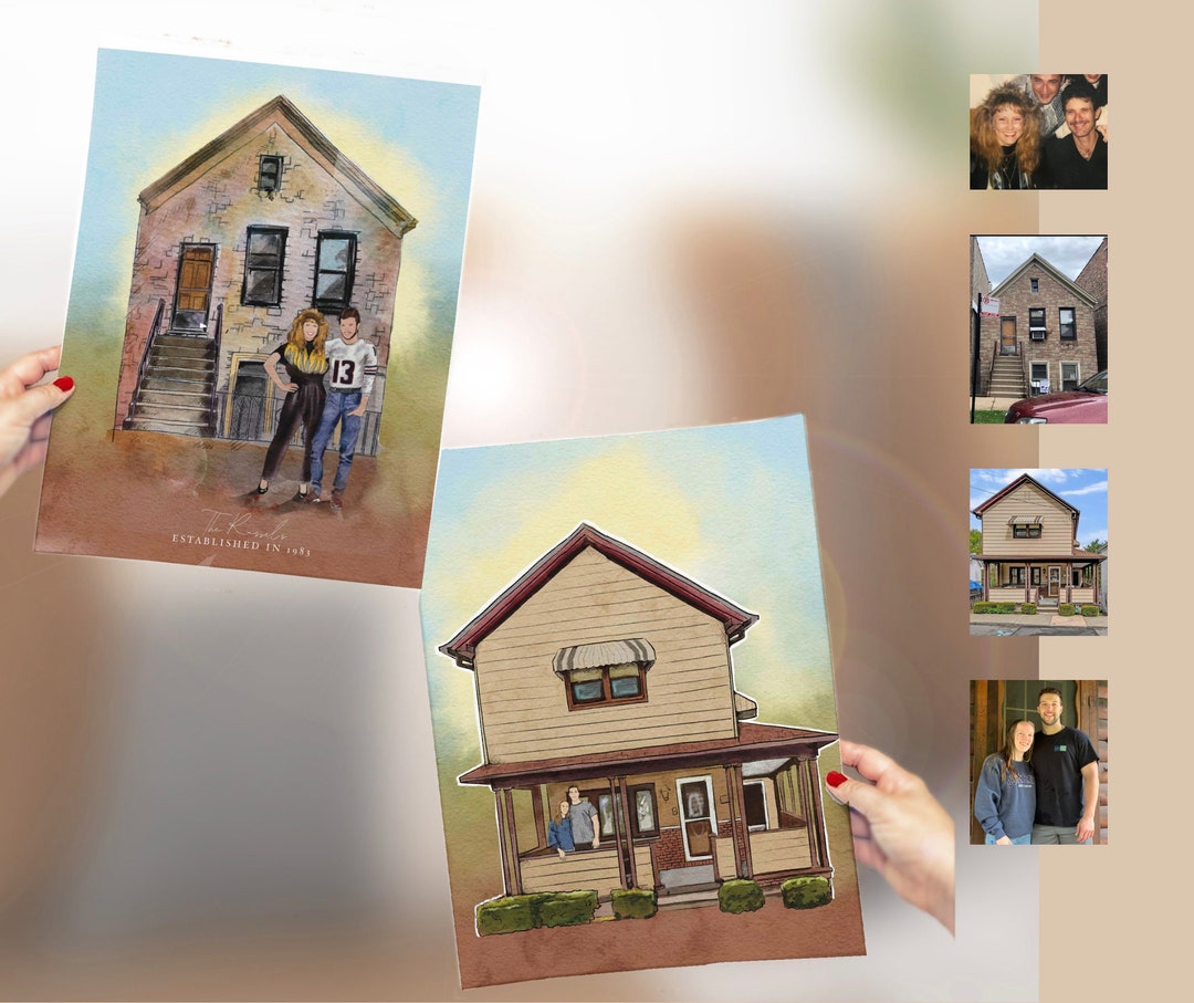 Personalized Contemporary People Portrait - Custom Art Commission - Etsy