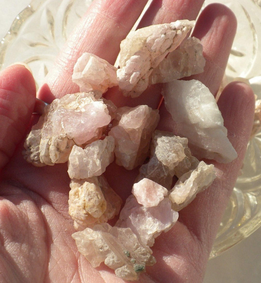 Rare Crystalized Rose Quartz - Etsy
