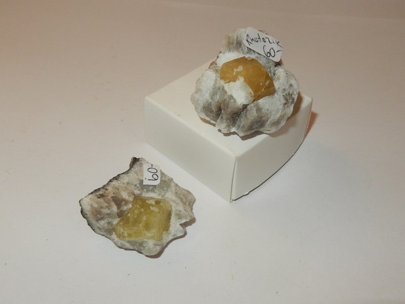 Rhodizite-londonite Rough on Matrix - Etsy