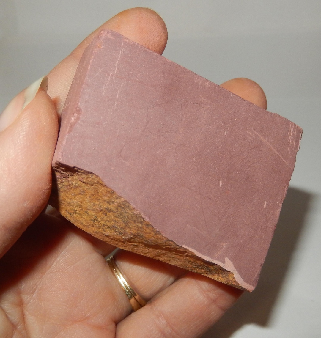 Red Pipestone - Rough Cut Chunk - Etsy