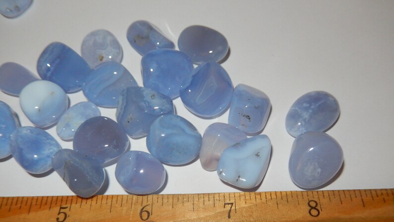 Blue Chalcedony / Lace Agate - Etsy