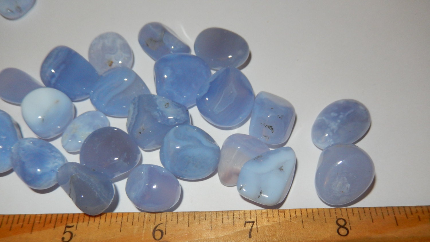 Blue Chalcedony / Lace Agate - Etsy