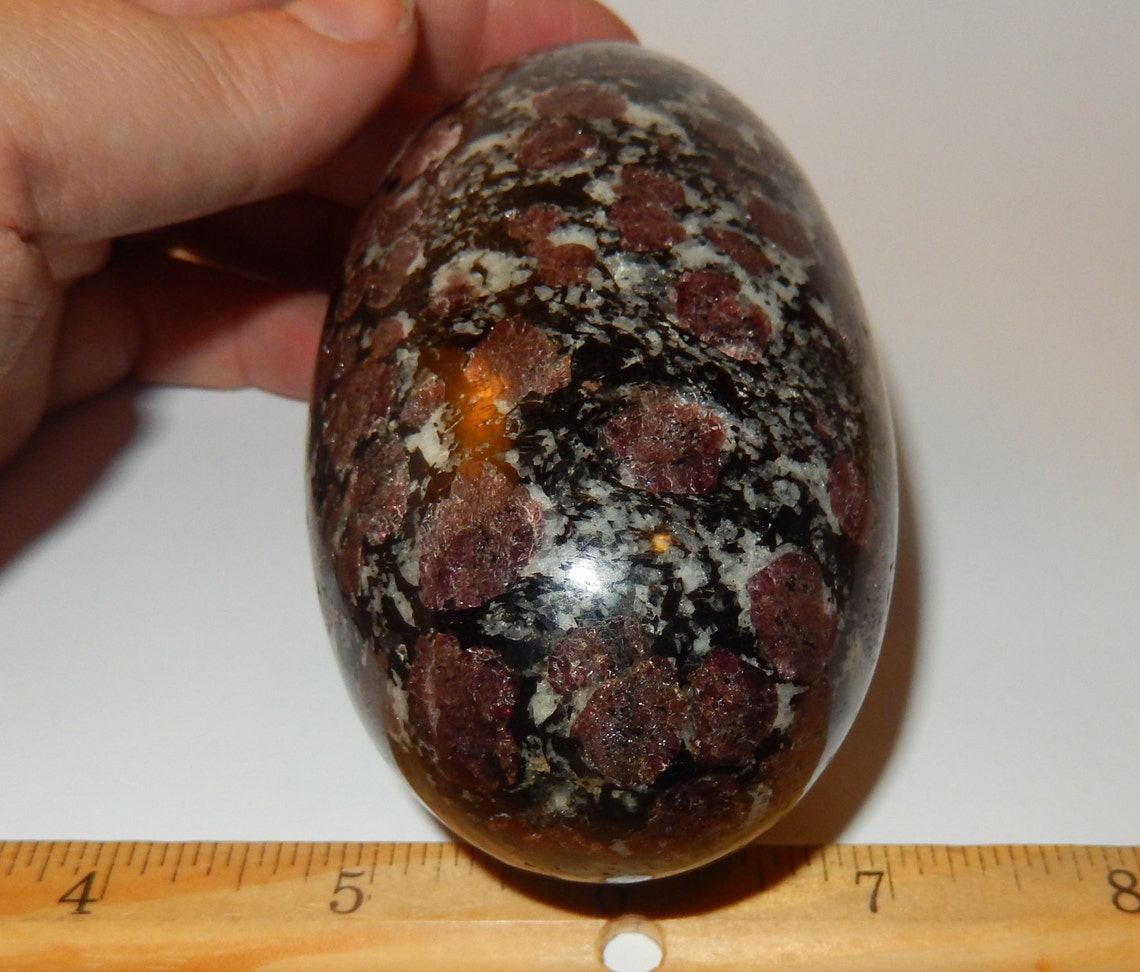 Large Ruby Spinel in Granite Shiva - Etsy