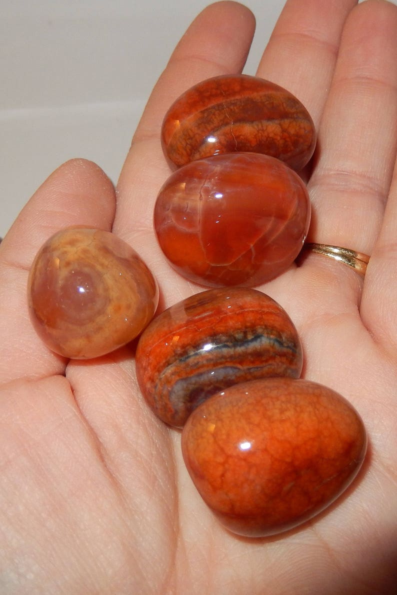 Fire Agate aka heated carnelian | Etsy
