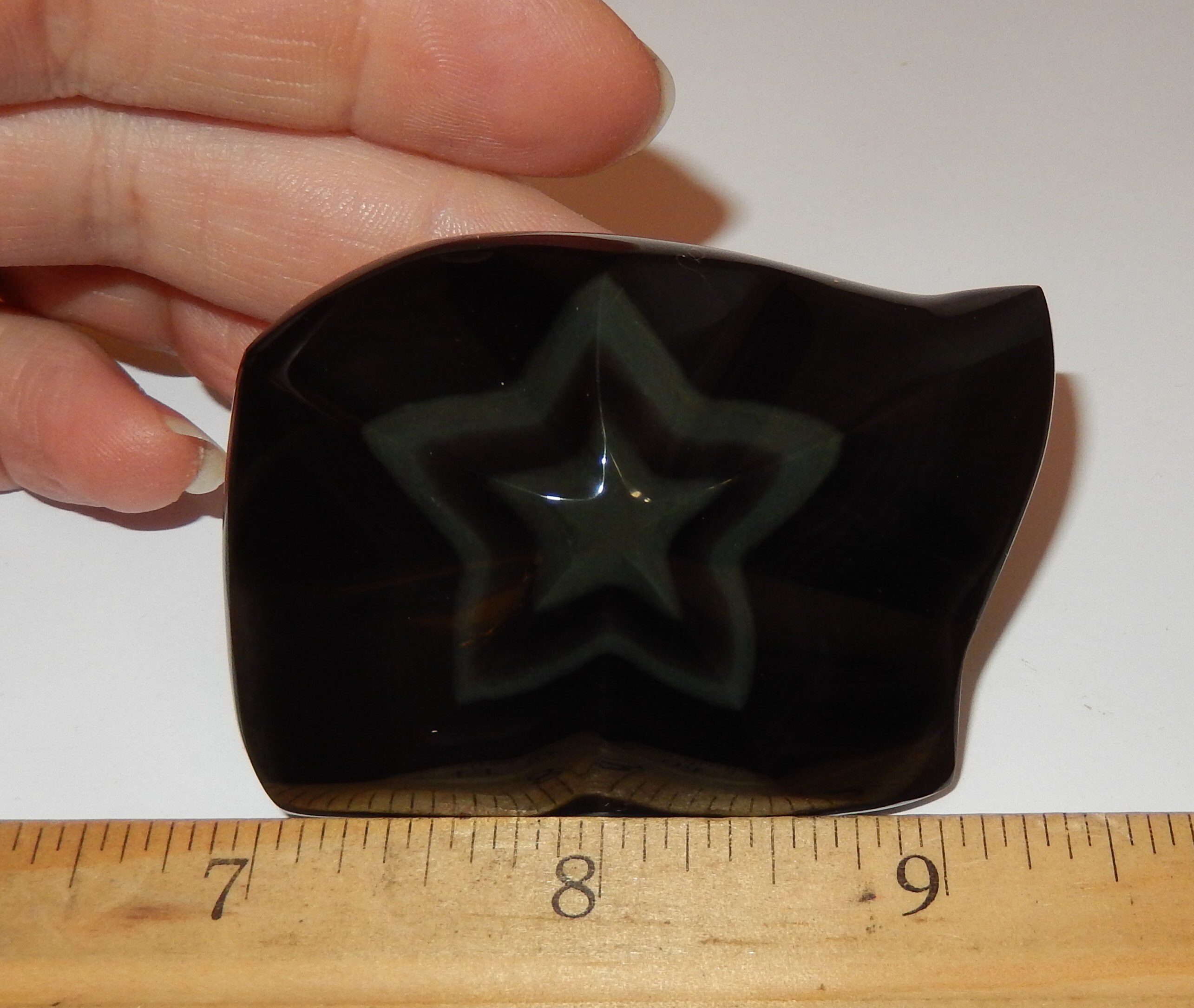Rainbow Obsidian Star - Etsy