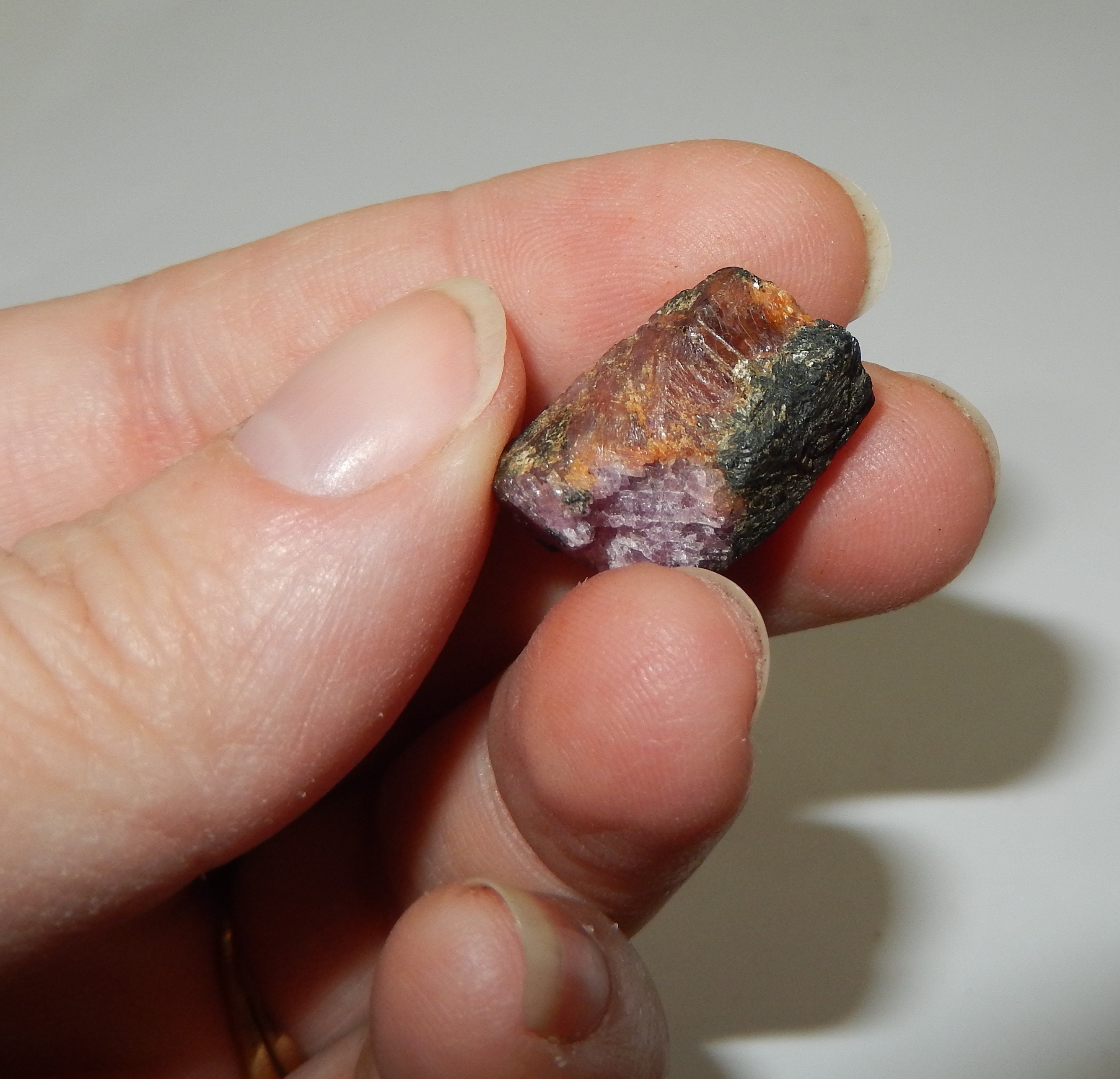 Sapphire/ruby corundum rough crystal | Etsy