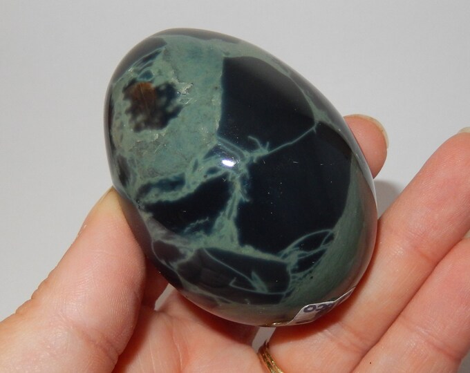 Spider Web Obsidian Egg - Etsy