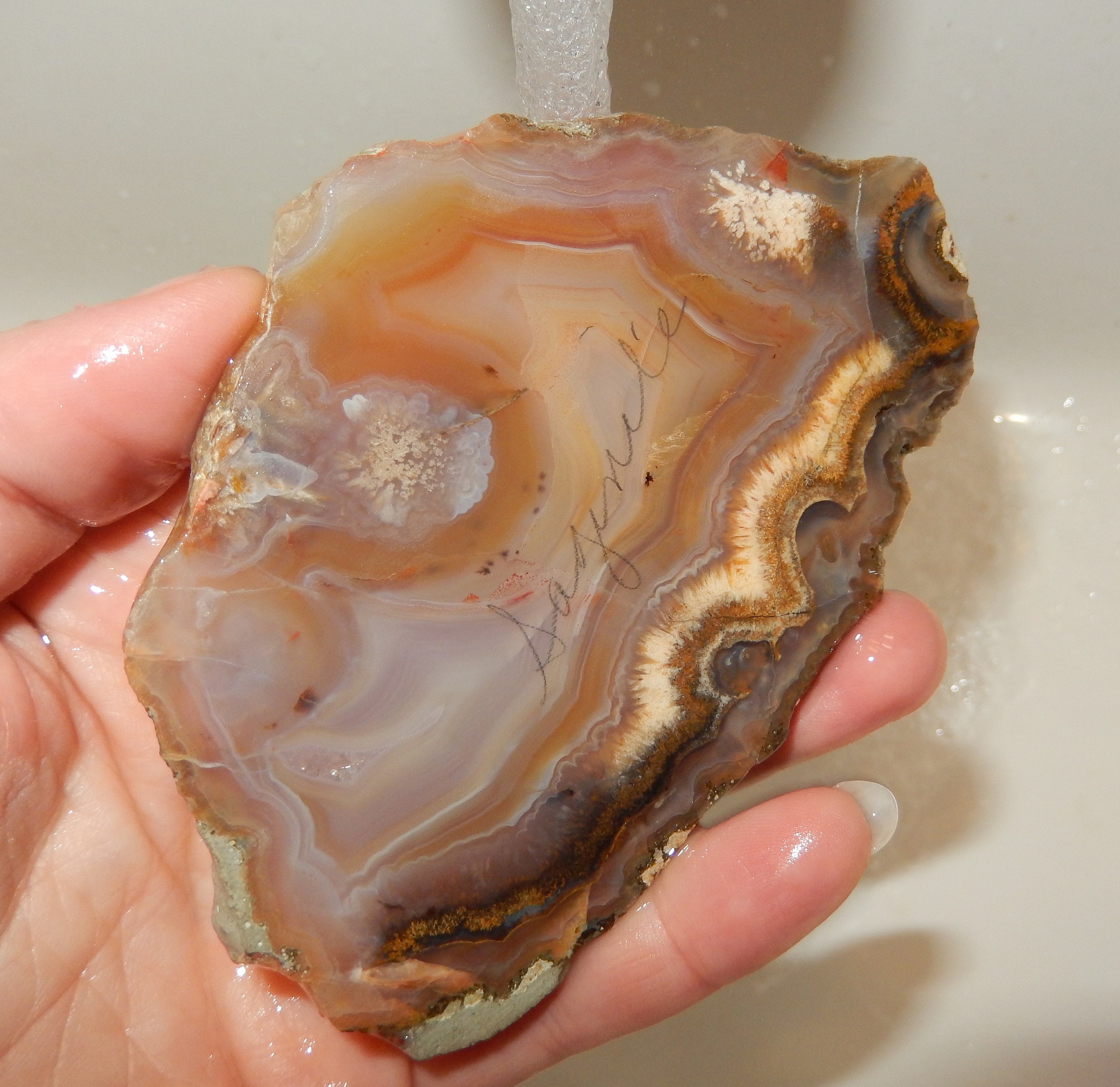 Sagenite Agate Rough Slab | Etsy