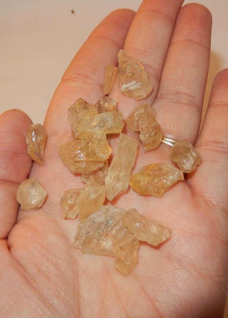 Sunstone group of 20 raw from Oregon | Etsy