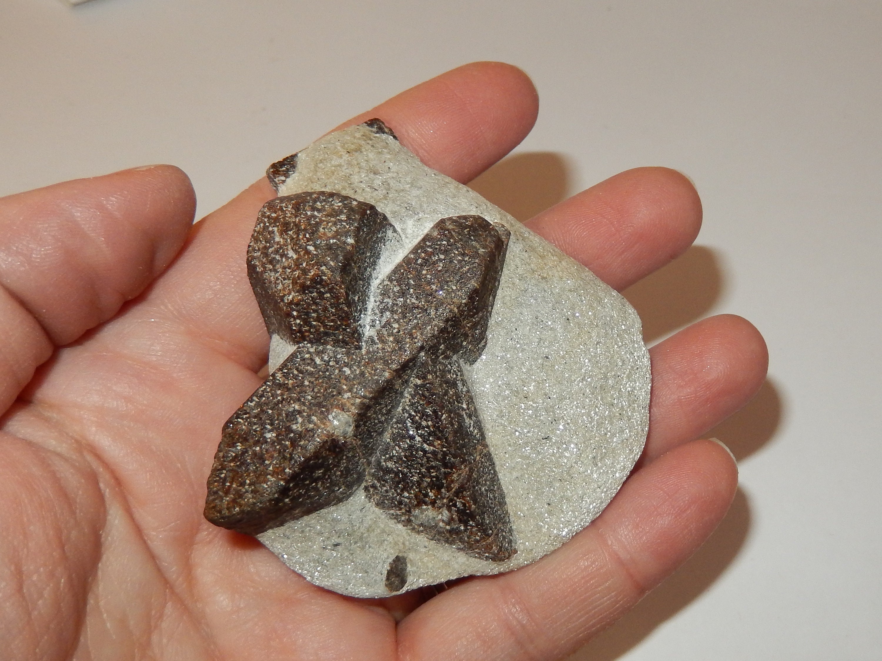 Staurolite fairy Cross Stone Extra Large | Etsy