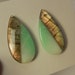 Chrysoprase & Labradorite Inlay Beads - 1 Pair - Etsy