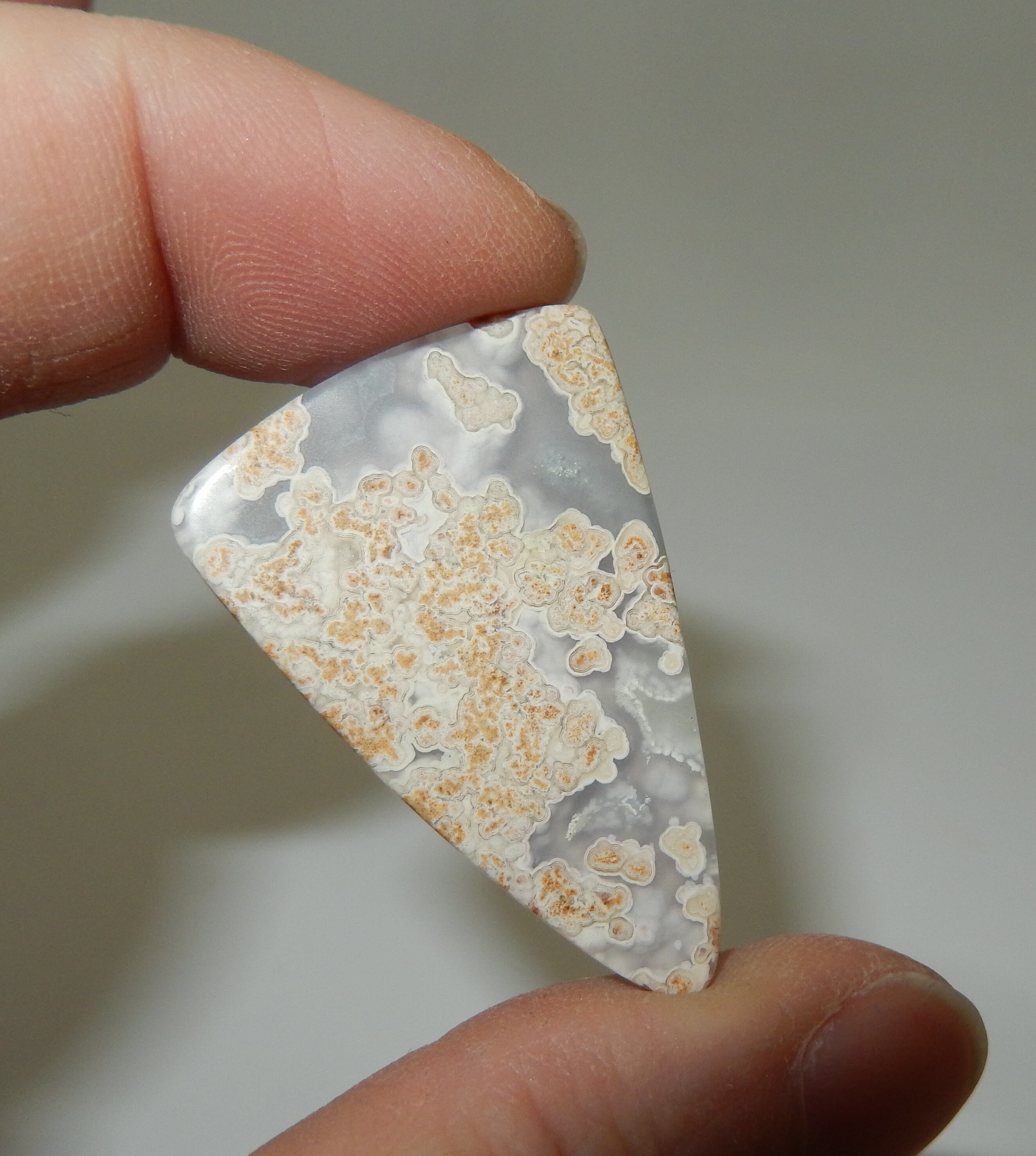 Butterfly Jasper A.k.a. Calico Jasper / With Agate Cabochon | Etsy