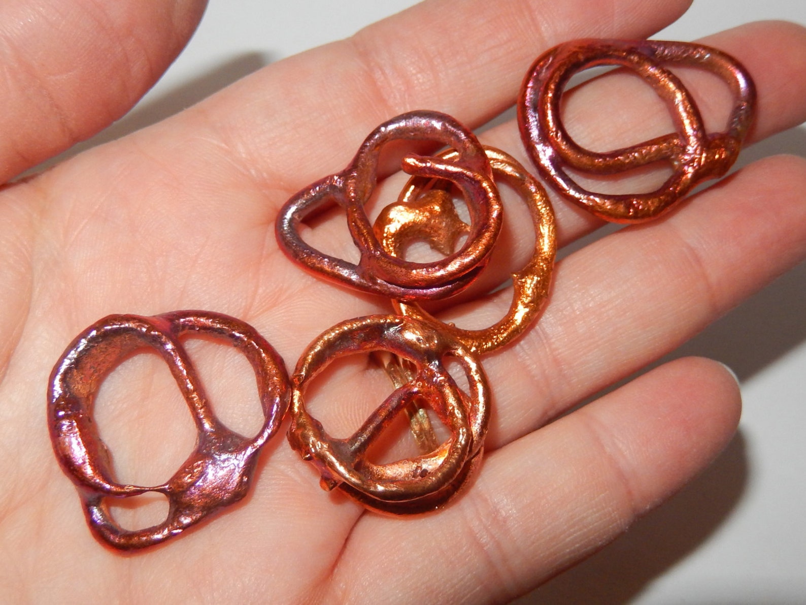 Copper Splash Swirl | Etsy