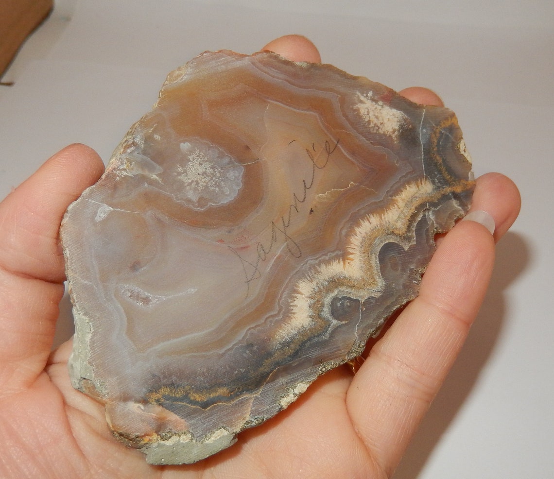 Sagenite Agate Rough Slab - Etsy