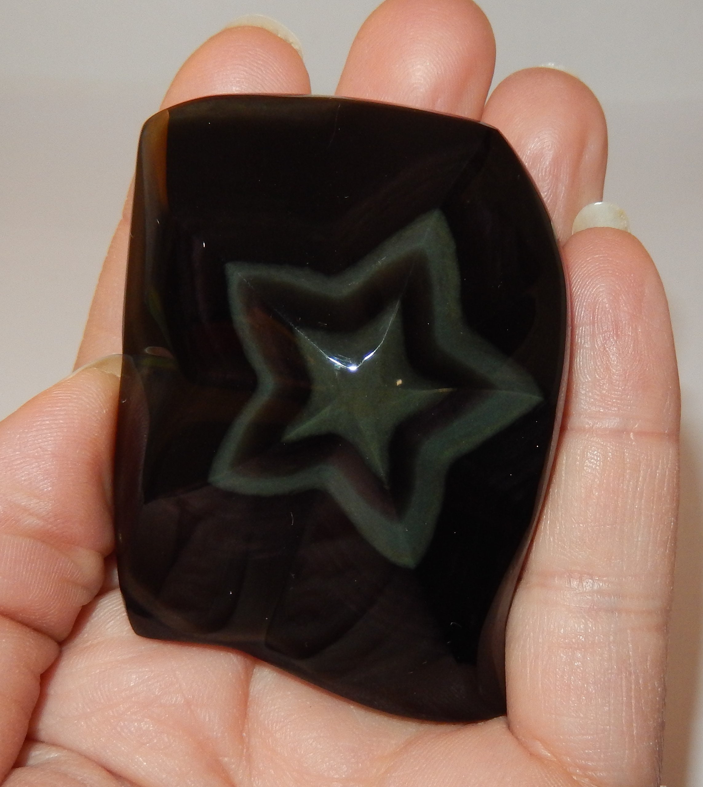Rainbow Obsidian Star | Etsy