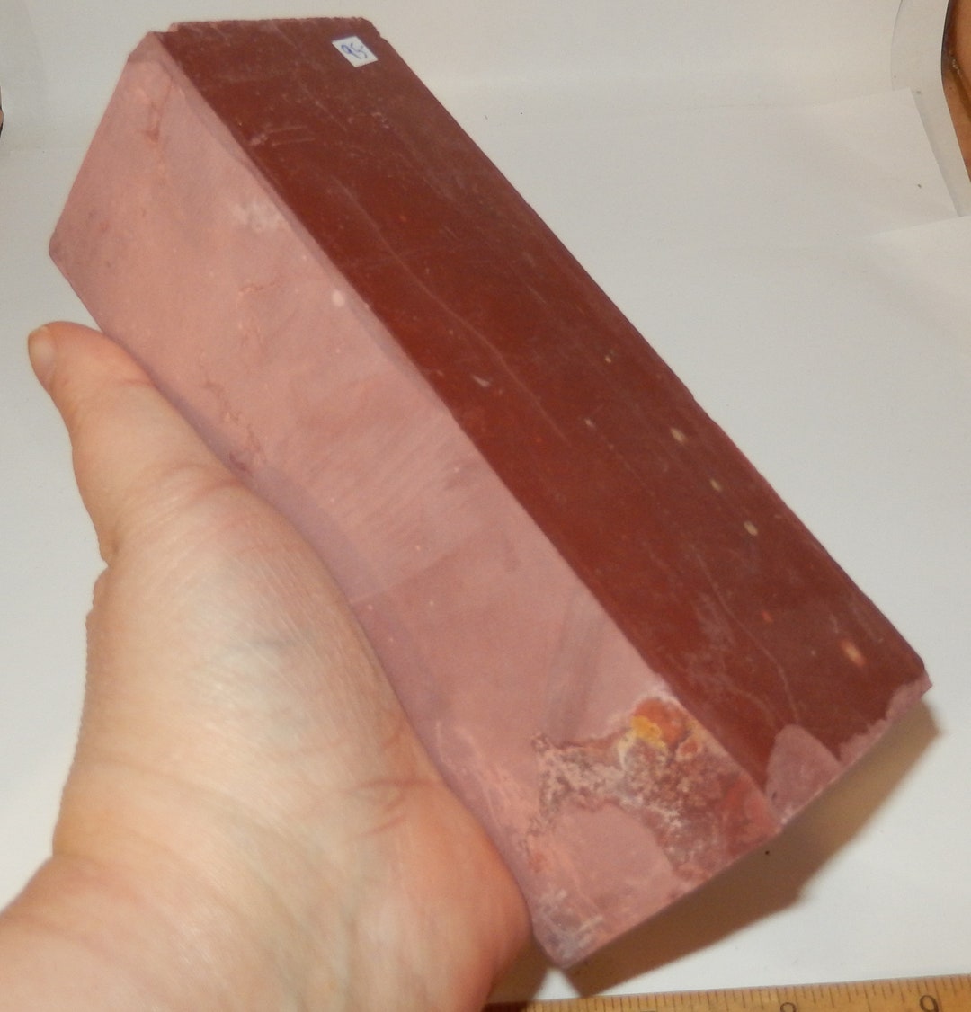 Red Pipestone Rough Cut Chunk - Etsy