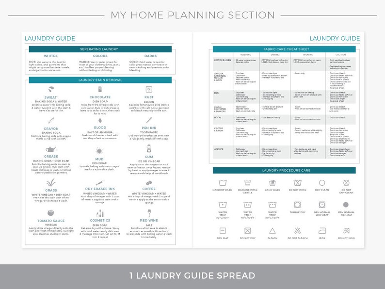 My Home Planning Section | Etsy