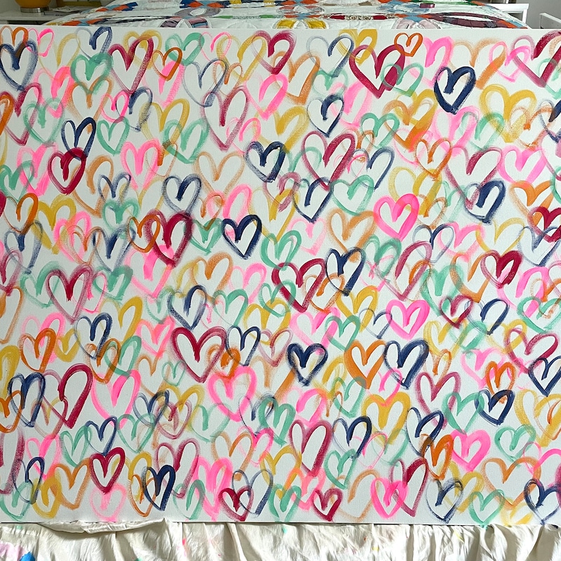 Abstract Heart Art - Etsy