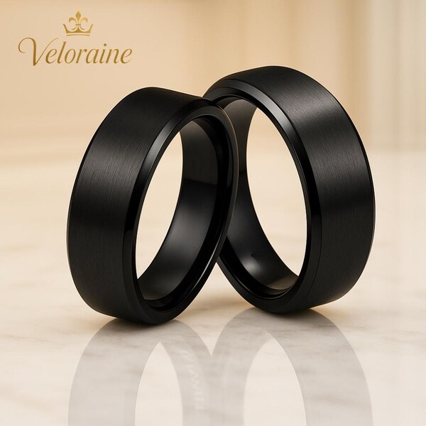 Matte Wedding Ring - Etsy UK