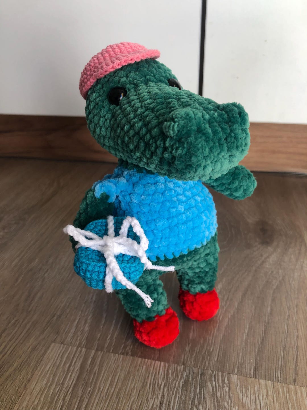 PDF Pattern Crocodile Alex Crochet Amigurumi Tutorial Green Animal ...