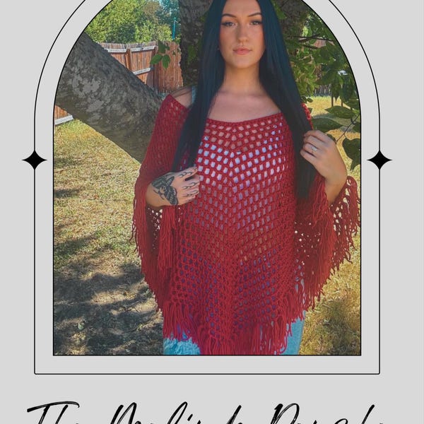 Western Poncho - Etsy