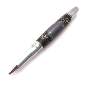 Handmade Pen Steampunk Pen Watch Pen Carbon Fiber Pen Stainless Steel ...