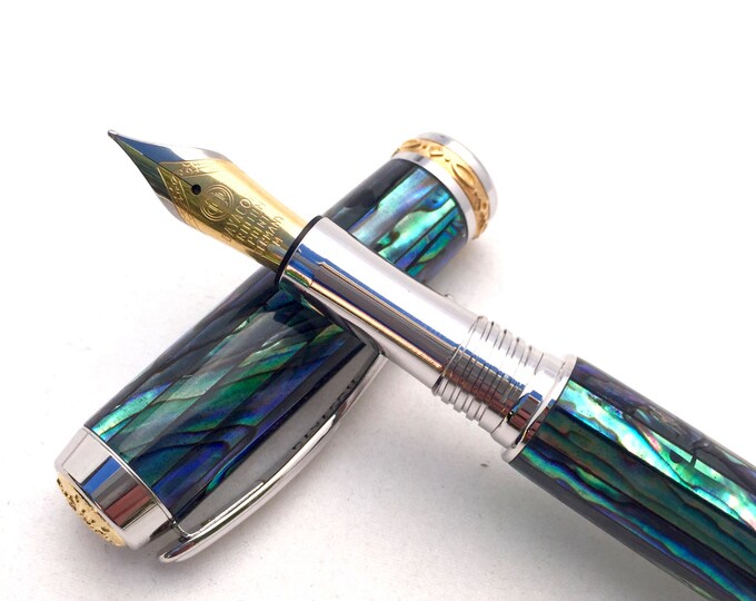Pen Abalone Pen Fountain Pen Anniversary Gift Gift - Etsy
