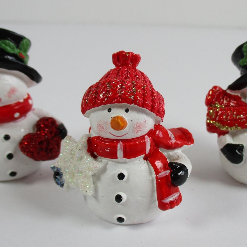 Miniature Snowman - Etsy