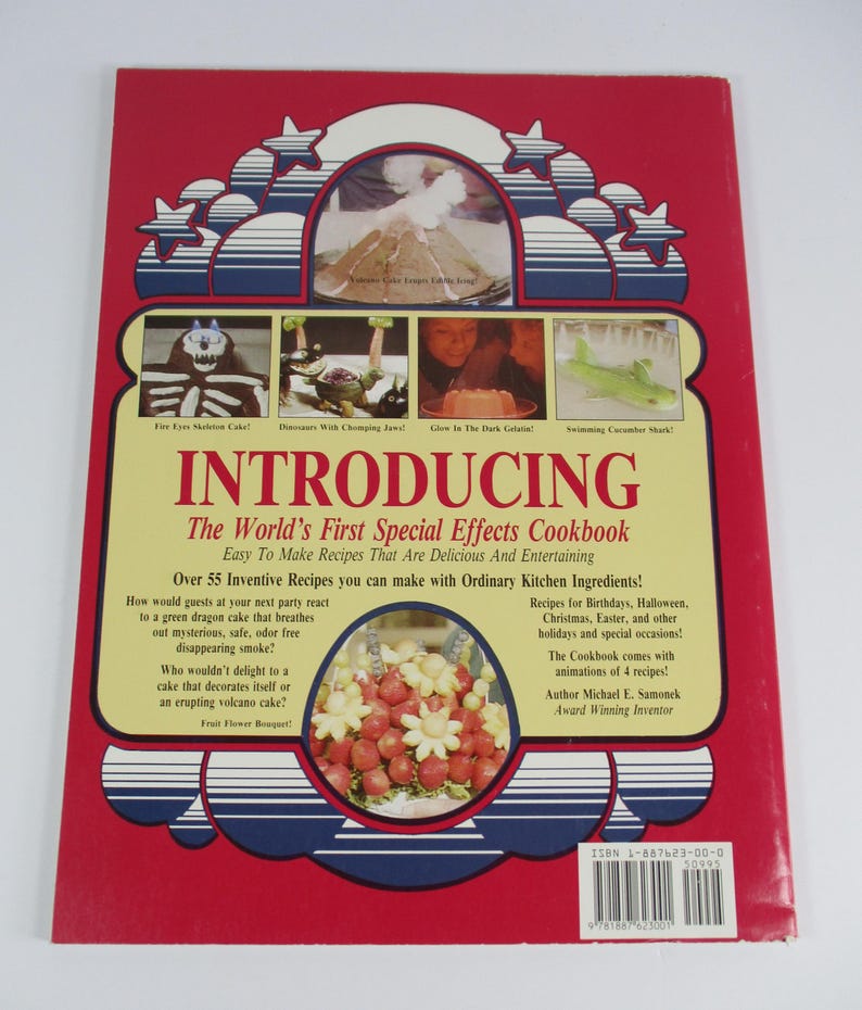 Vintage 1992 Special Effects Cookbook, Kids Recipes, Science Projects ...