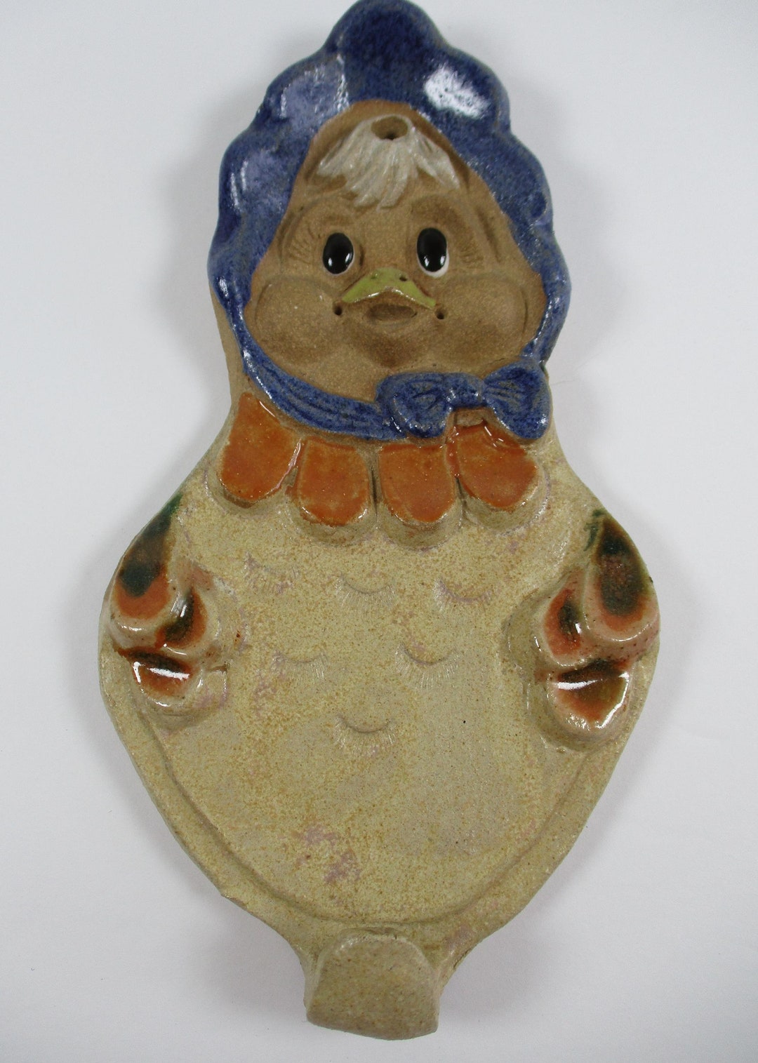 Vintage Max Hindt, Signed, Clay Pottery Hen, Chicken, Wall Hook, Hand ...