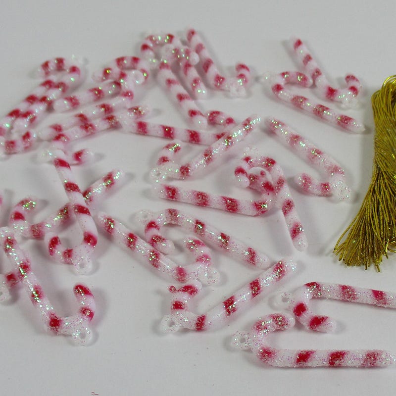 Miniature Candy Canes - Etsy