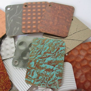 Chemetal, Metal Laminate Samples, Lot of 25, Jewelry Supplies, Craft ...