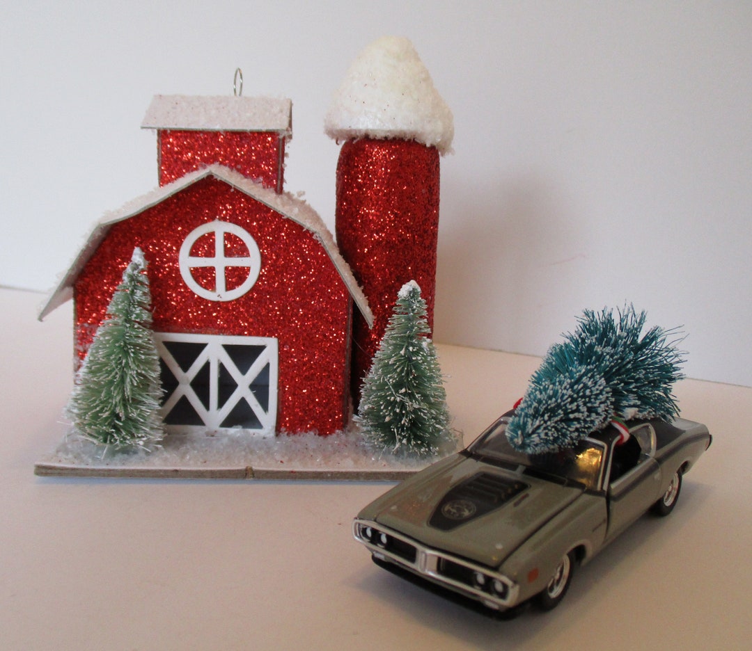 1971 Dodge CHARGER SUPER BEE, Gray, Christmas Ornament, Stocking ...