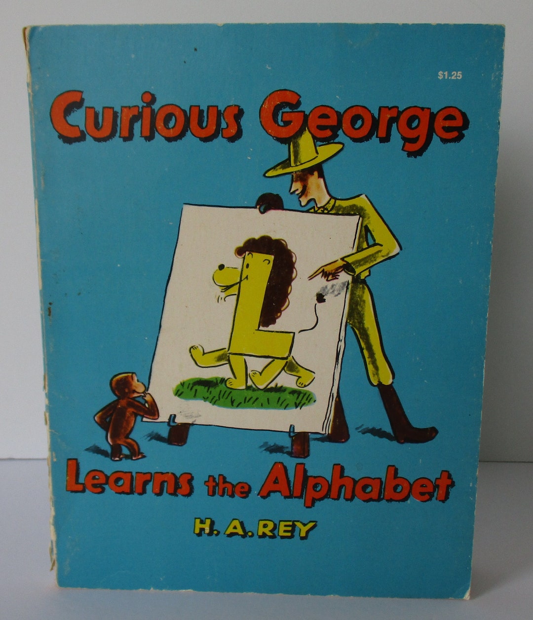 Vintage - 1963 Curious George - Learns the Alphabet - Softcover Book, H ...