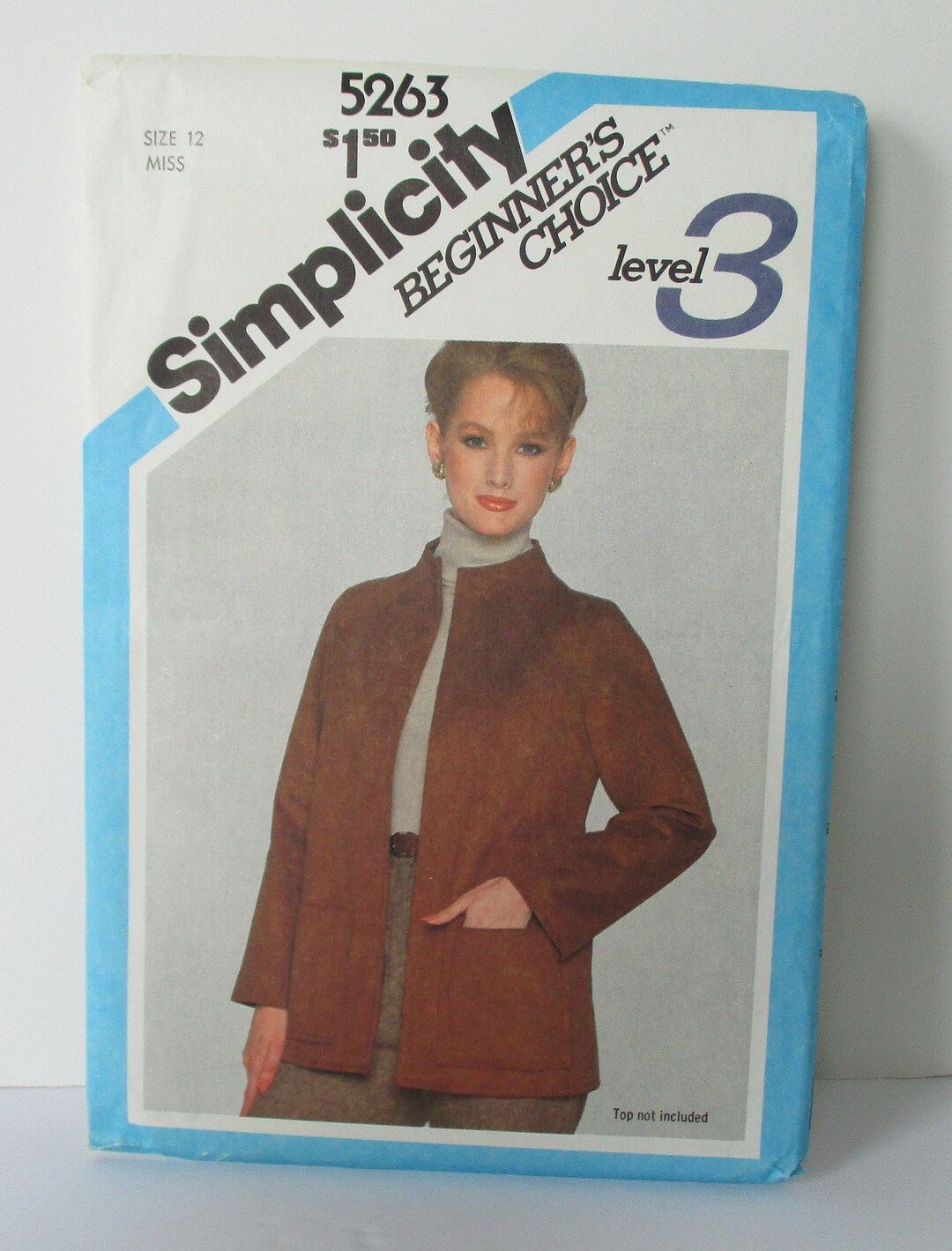 Vintage - 1981 SIMPLICITY 5263, Misses Unlined Jacket, SEWING PATTERN ...