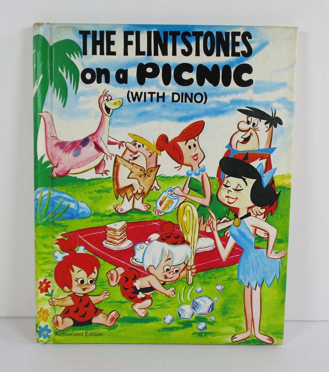Vintage, 1981, the Flintstones on a Picnic With Dino, Hardback ...