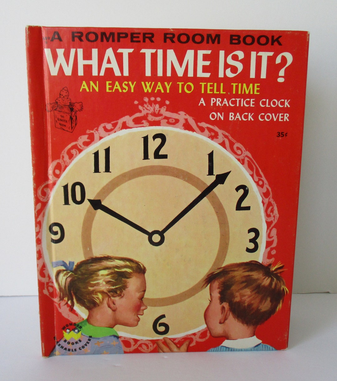 Vintage ROMPER ROOM Book, What Time is It, 1954, Childrens Book ...