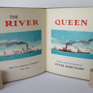 1957 Vintage, First Printing, the River Queen, Childrens Hardcover Book ...