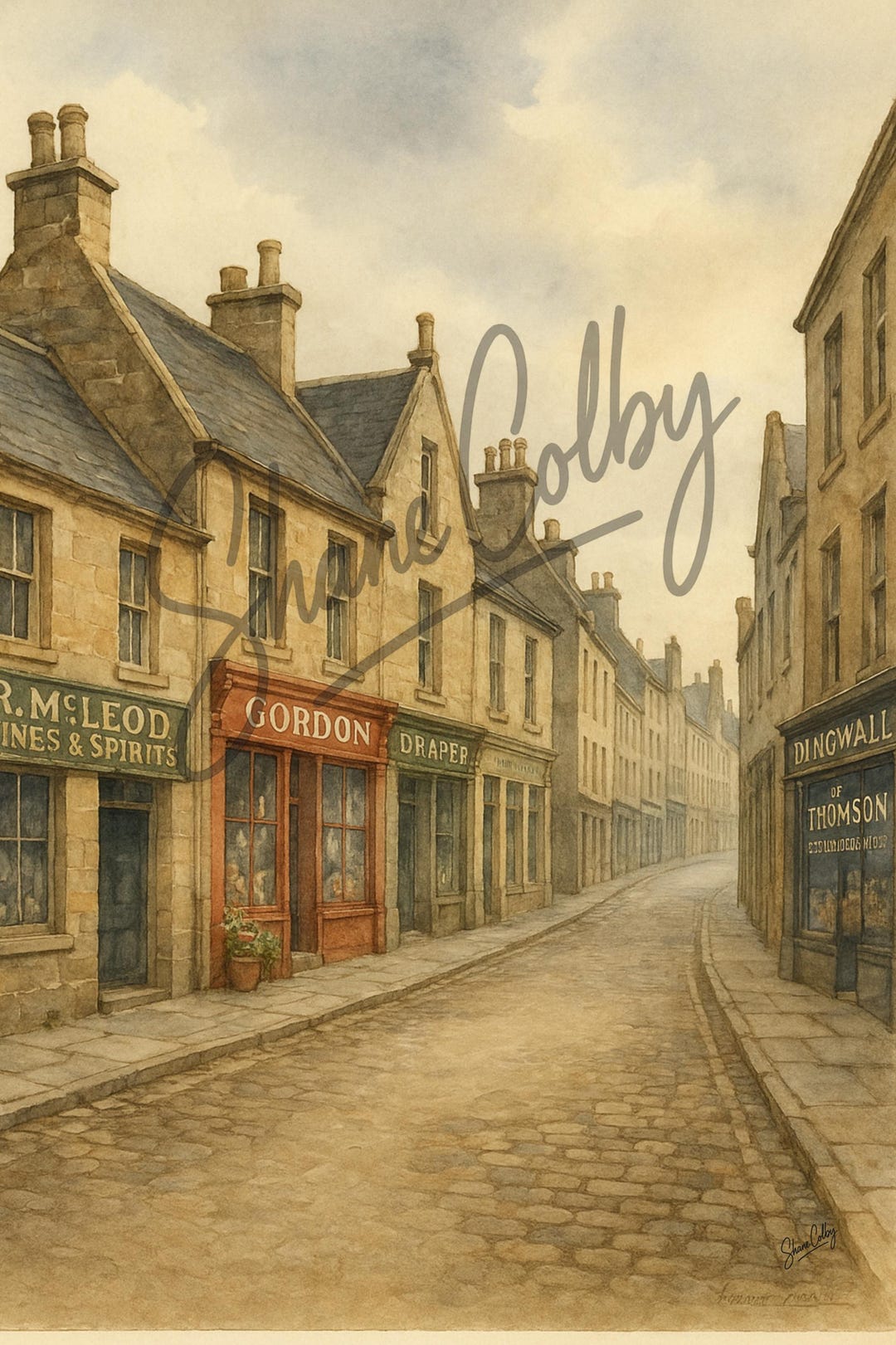 Printable Digital Download - Shane Colby Art - Scottish Series ...