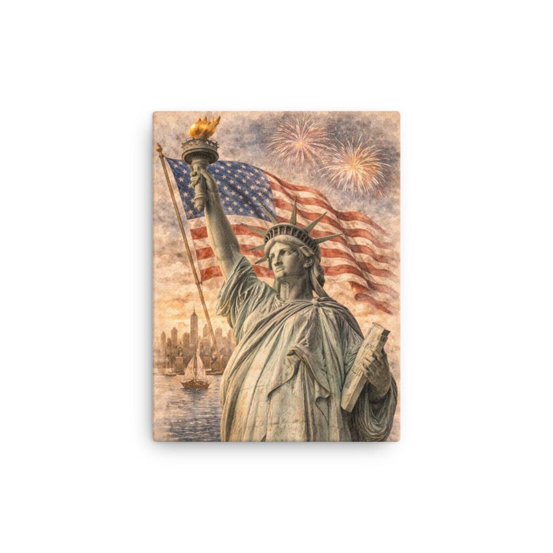 Shane Colby Art - American Series 250th Celebration - the Statue of ...