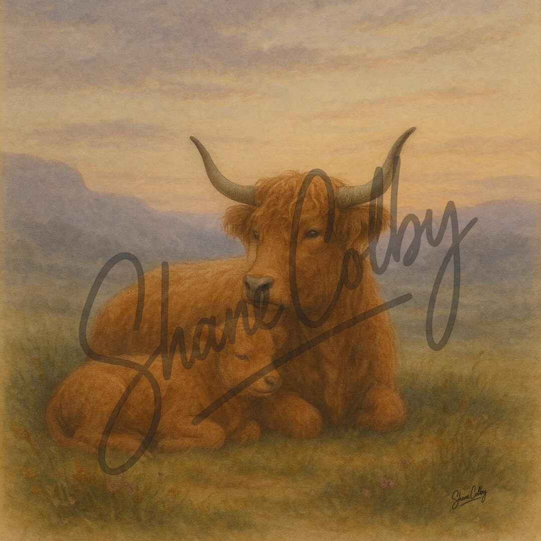 Printable Digital Download - Shane Colby Art - Scottish Series ...