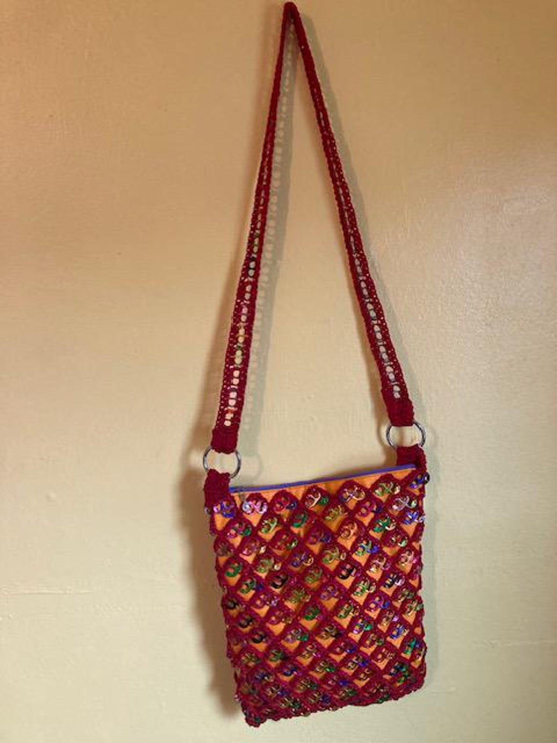 Recycled Pop Tab Crochet Shoulder Bag//tote Bag//purse | Recycled Pop ...